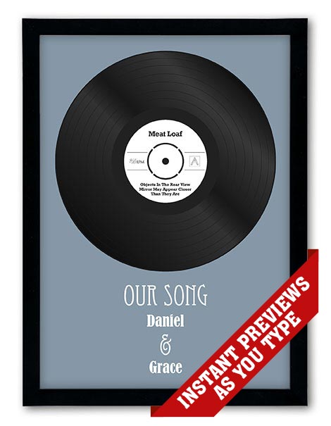 Personalized Our Song Print or Canvas | Chatterbox Walls